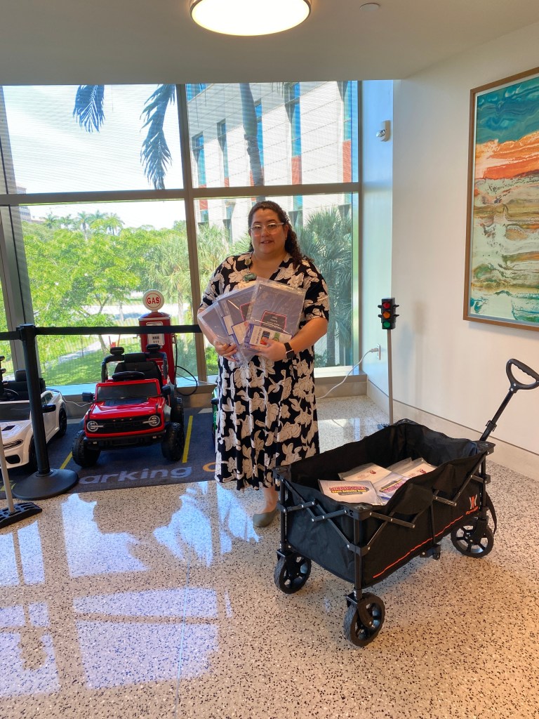 July 2025 – MCI Coloring Books Donation – Miggy's Gift
